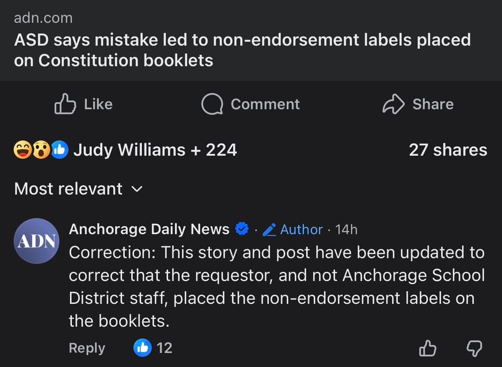 Alaska AG Retweets Stochastic Terrorist Libs of TikTok Account